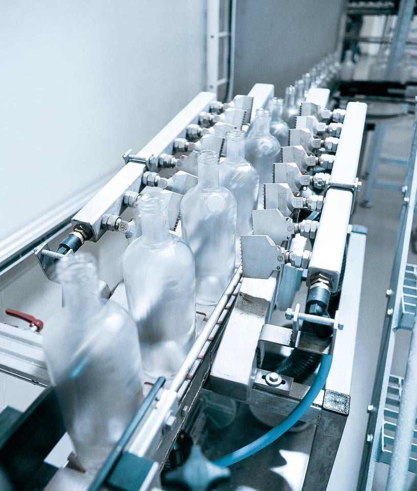 Safer compressed air blowing in food-beverage processing & packaging